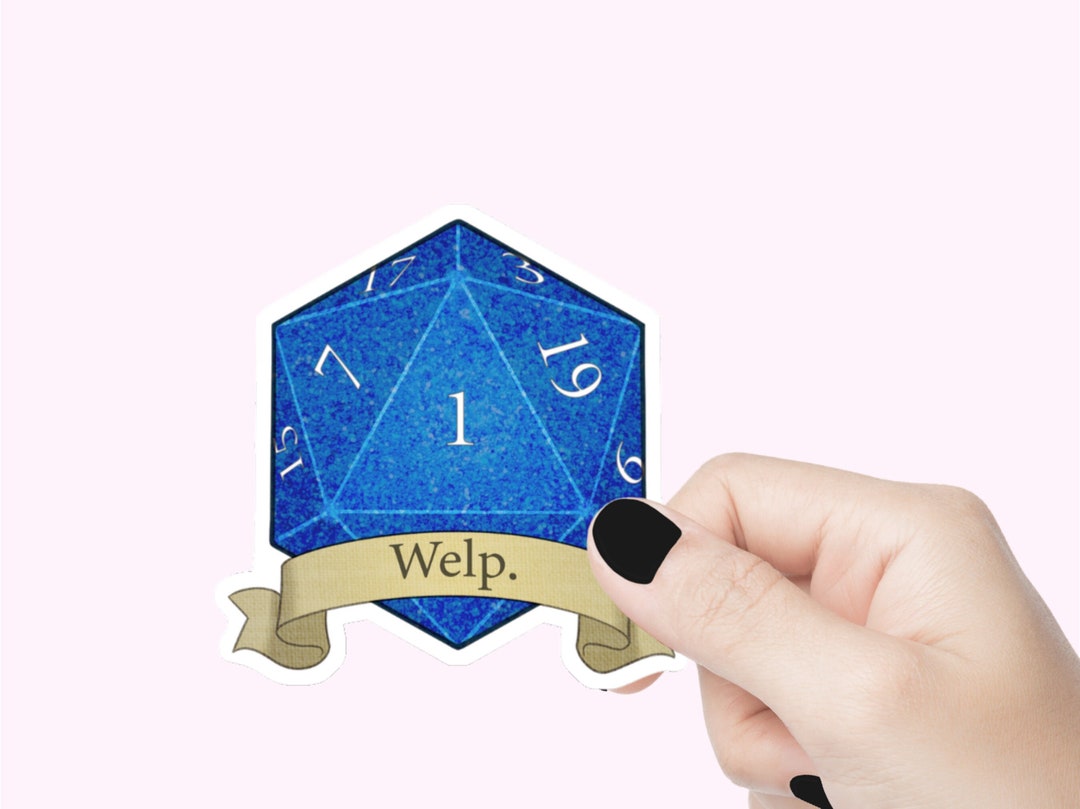 Dnd Die Sticker Dnd Gift Sticker TTRPG Sticker Dungeons and - Etsy Canada