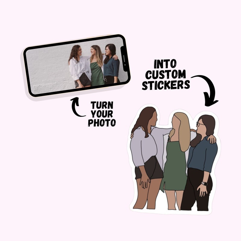 Custom Cartoon Stickers - Etsy