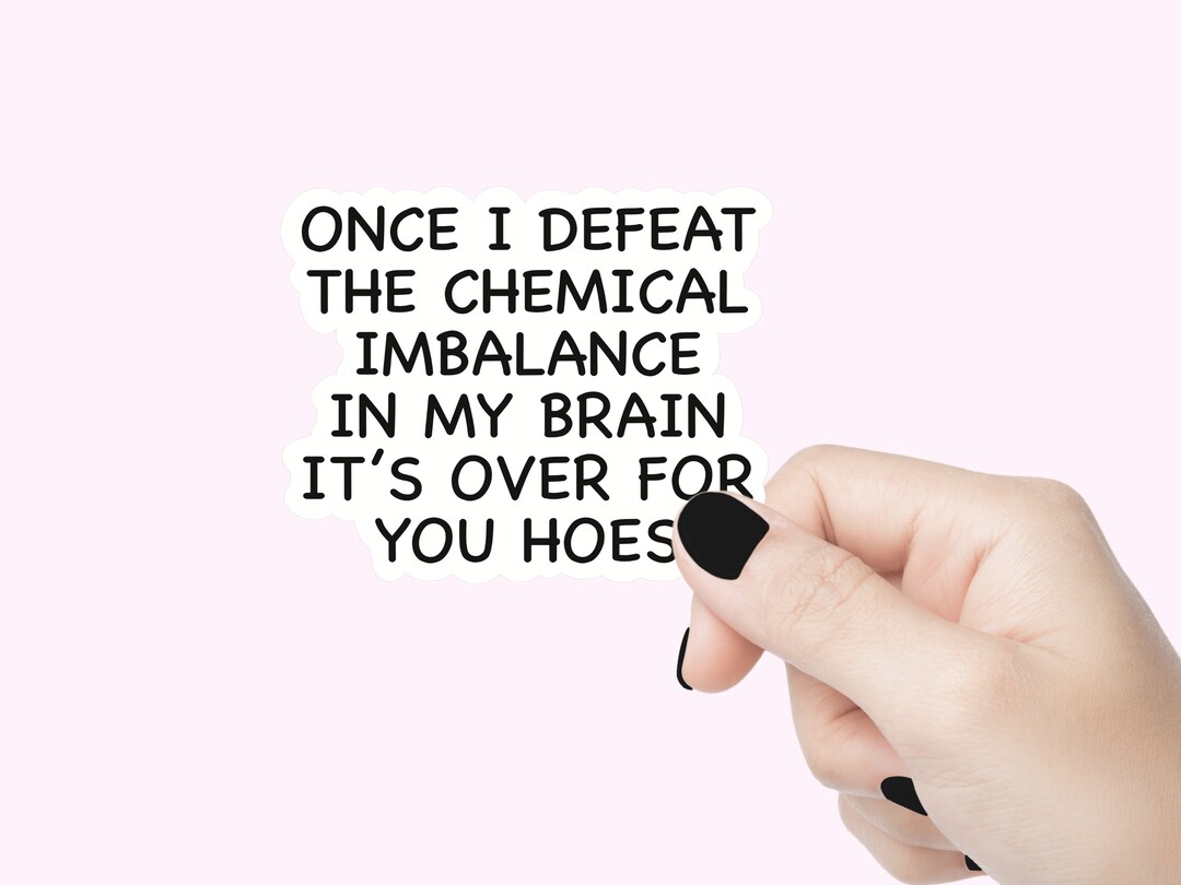 Funny Brain Sticker for Neurodivergent Friend Gift Sticker for Laptop ...