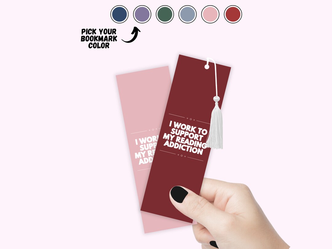Colourful Quote Bookmark for Friend Gift for Reader Sassy Bookmark Gift ...