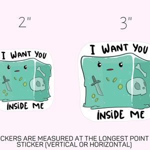 Gelatinous Cube Sticker, Dnd Monster Gift Sticker, TTRPG Sticker ...