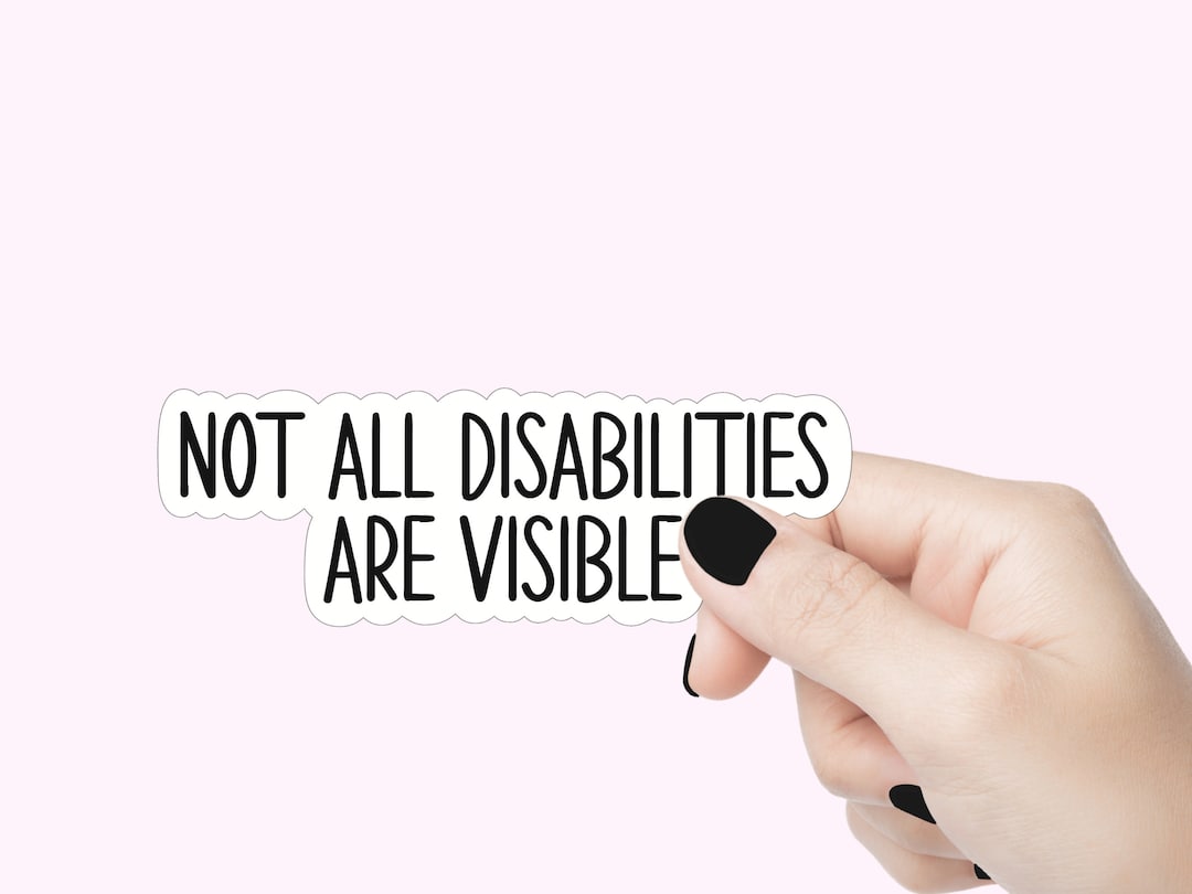 Disability Sticker for Awareness Decal for Disabilities Sticker for ...