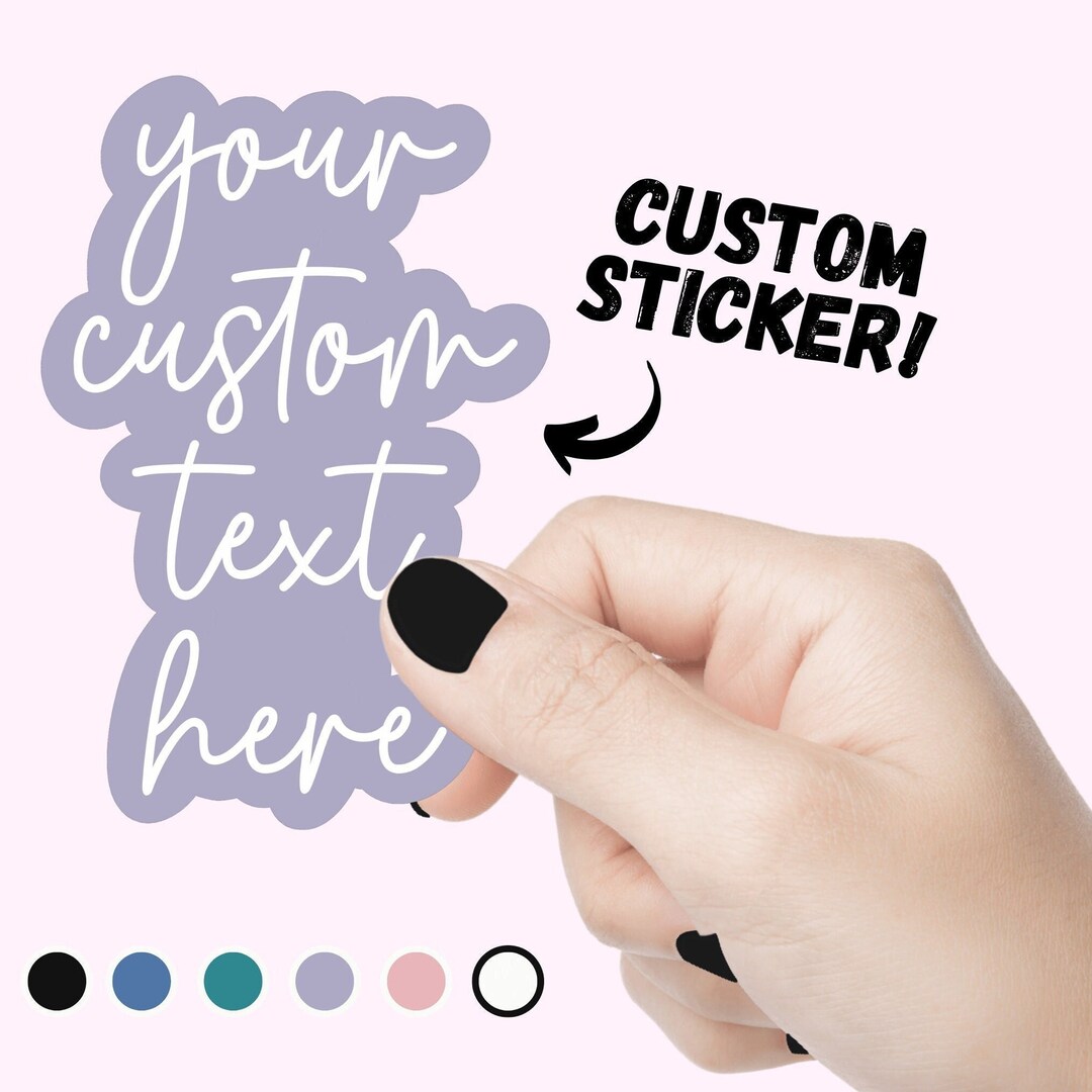 Custom Quote Sticker, Waterbottle Sticker, Custom Laptop Decal, Custom ...