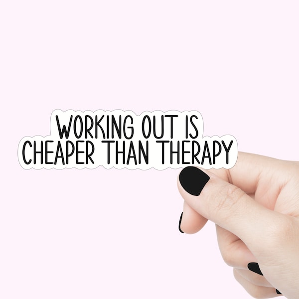 Working Out Quote Decal - Etsy
