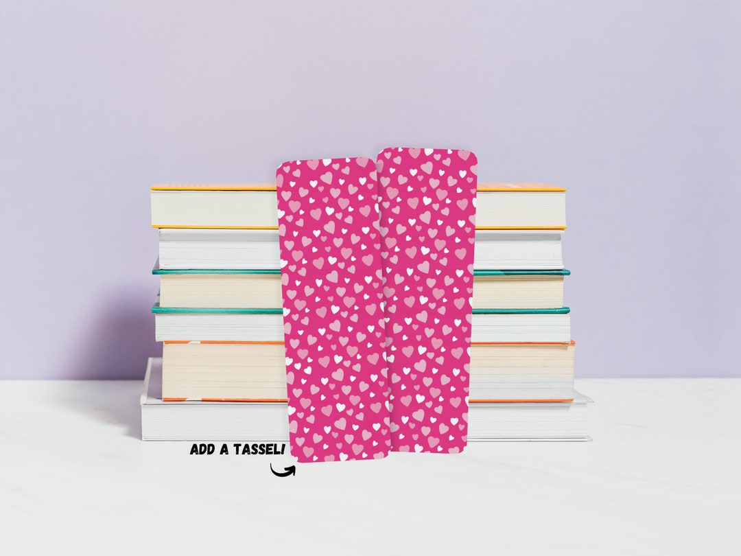 Heart Love Bookmark, Valentines Day Booktok Bookmark, Bookclub Bookmark ...