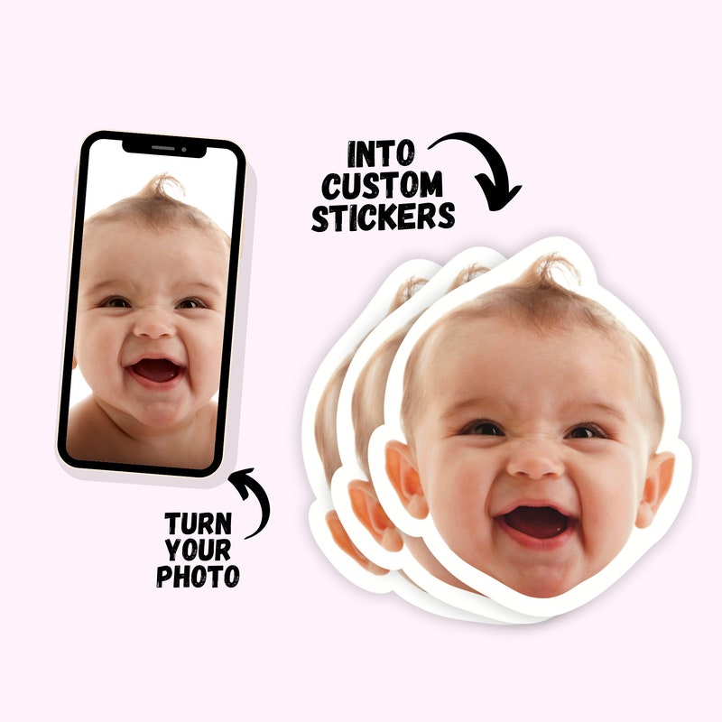 Custom Face Stickers - Etsy