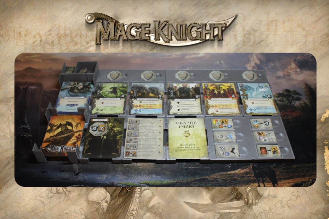 Mage Knight - Magnetic Player Dashboard - Etsy