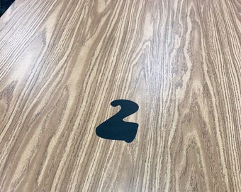 Supply Caddy Table Numbers Vinyl Decal Classroom Decor Sticker Labels ...