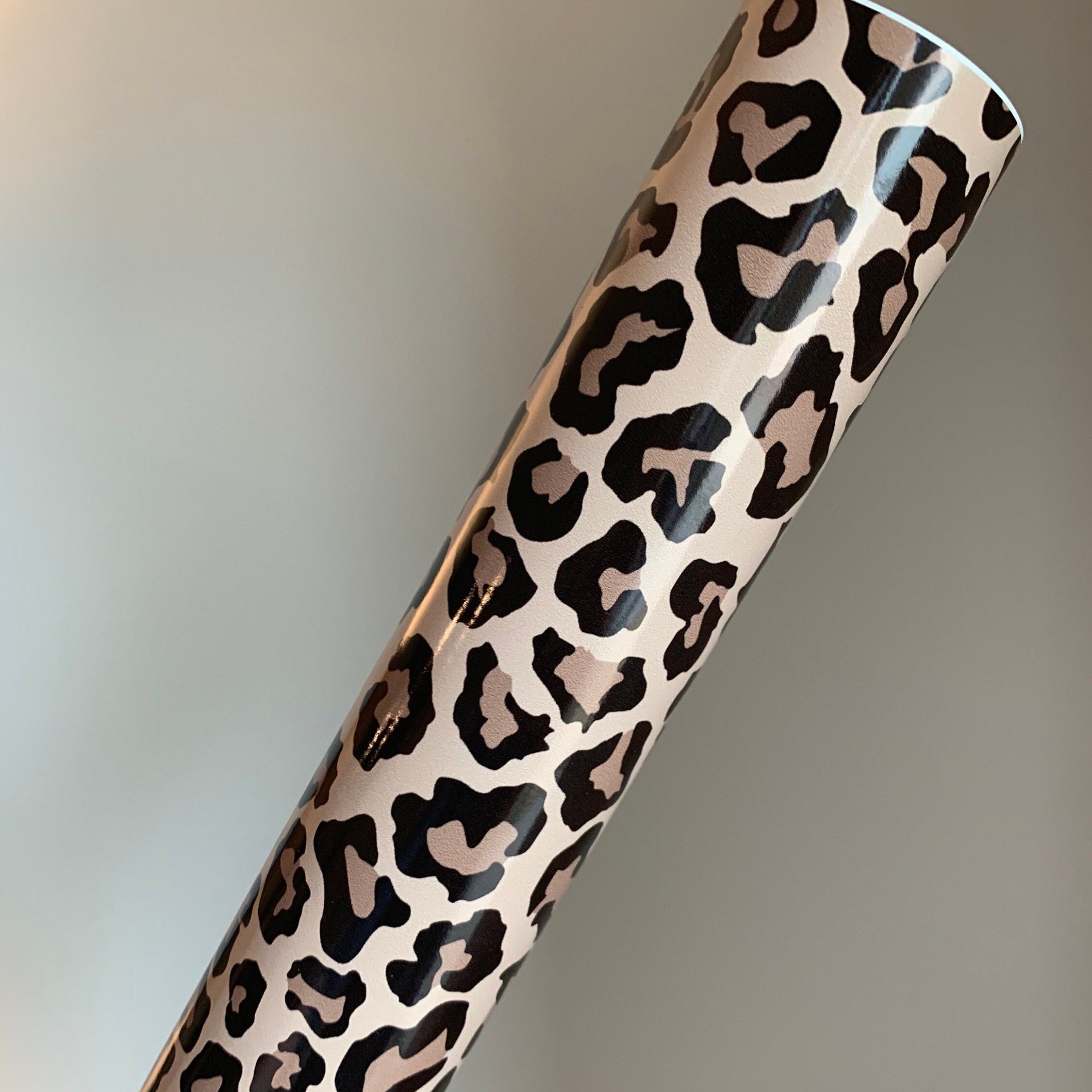 Cheetah Print Vinyl Sticker Custom Name Decal Leopard - Etsy