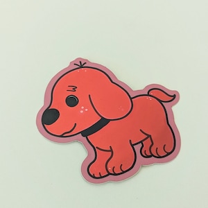 Clifford the Big Red Dog Sticker| Metallic Mirror Finish| Childhood ...