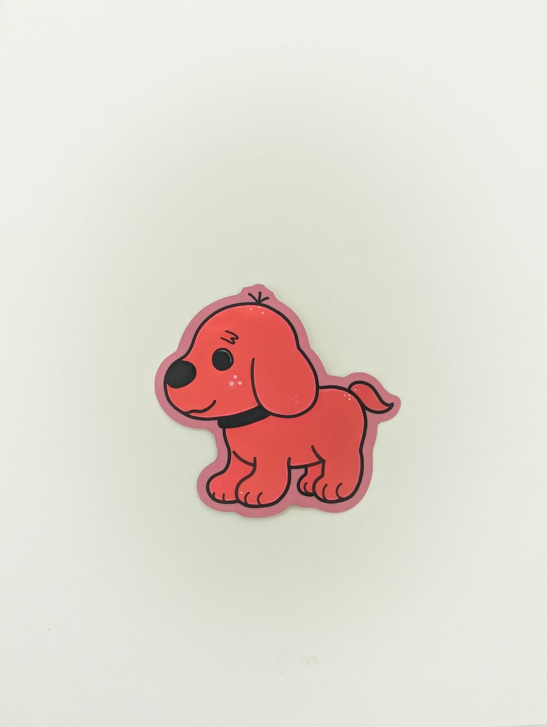 Clifford the Big Red Dog Sticker Metallic Mirror Finish Childhood Book ...