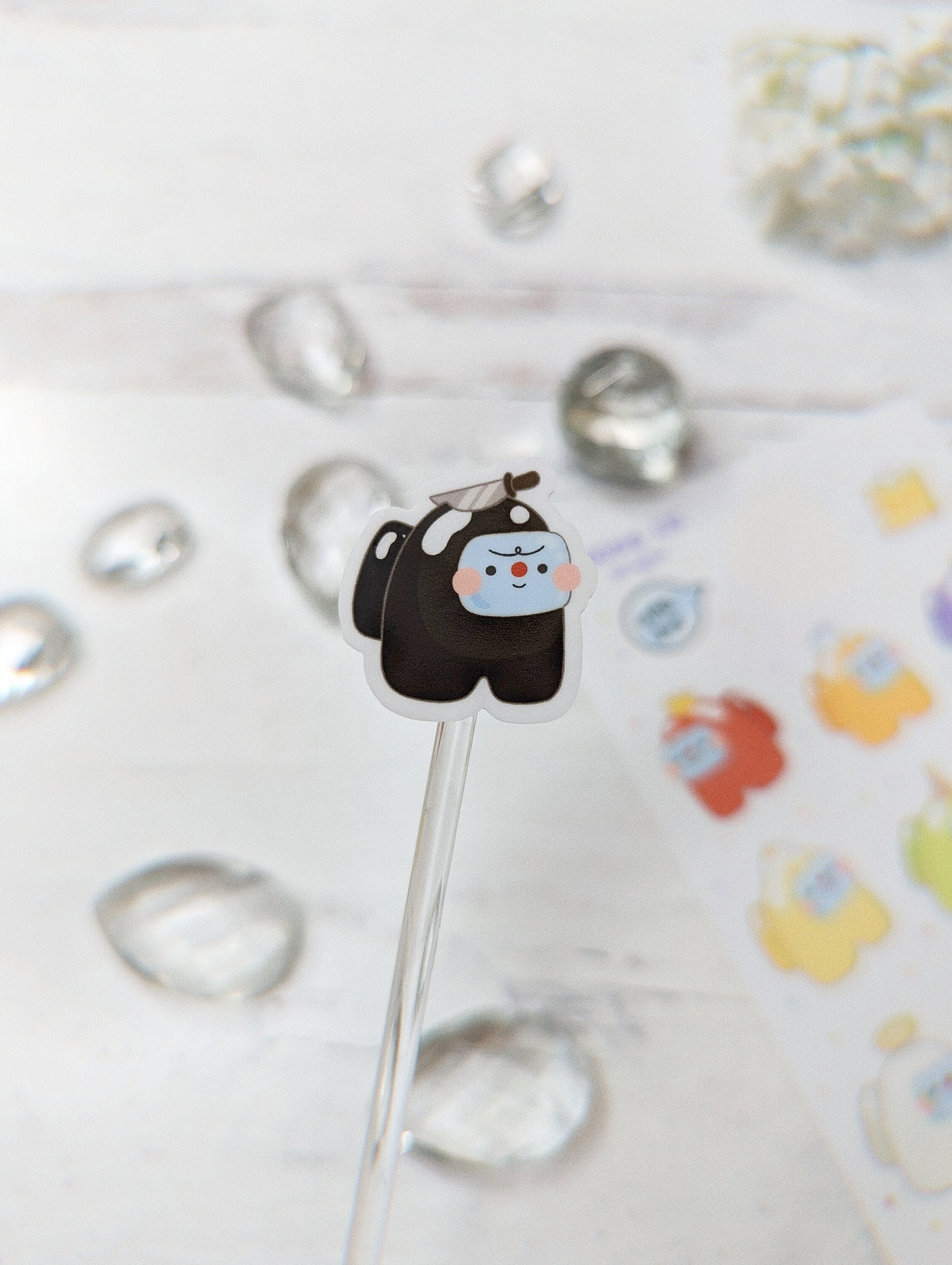 Among Us Sticker Sheet A6 Waterproof Durable Vinyl Matte | Etsy