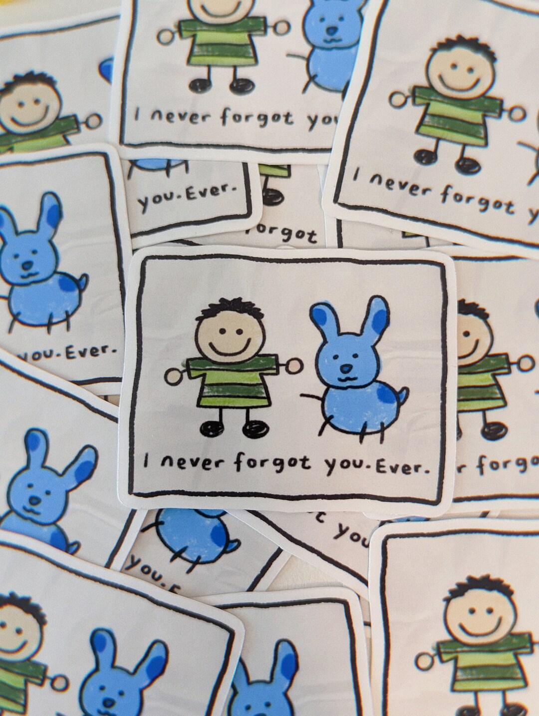 I Never Forgot You, Ever Sticker/ Steve and Blue From Blue's Clues ...