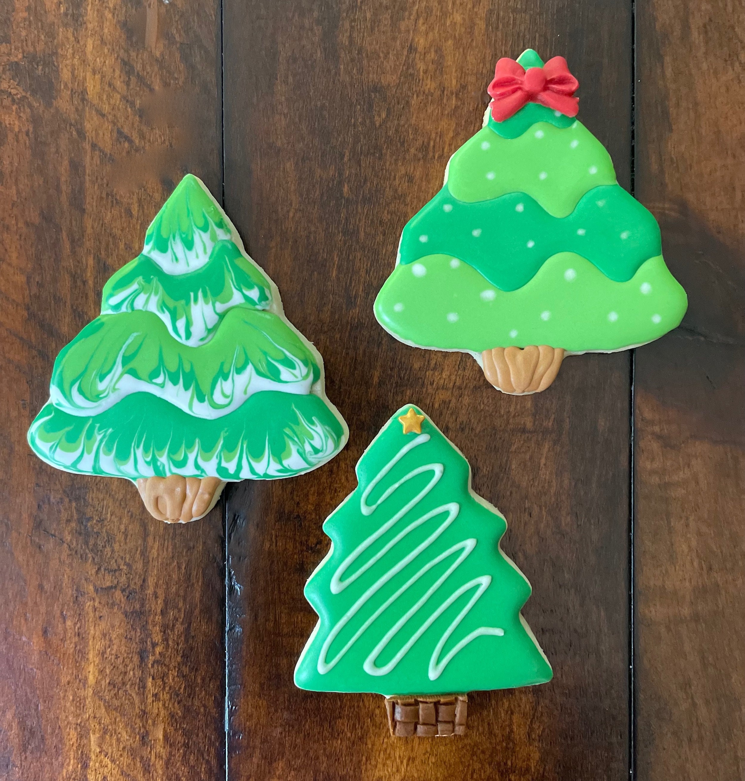 Christmas Tree Sugar Cookies | Etsy