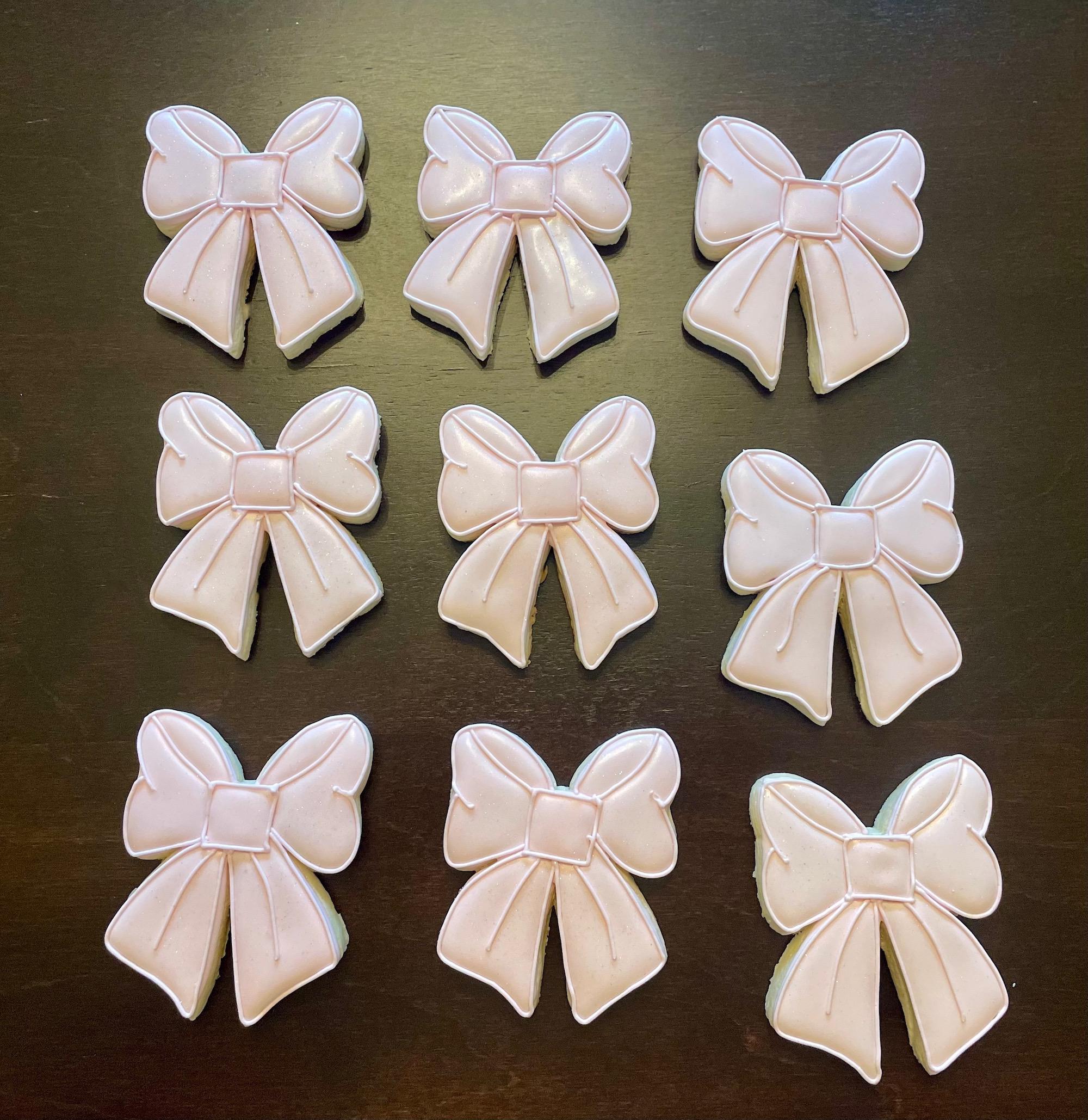 Birthday or Baby Bow Sugar Cookies - Etsy