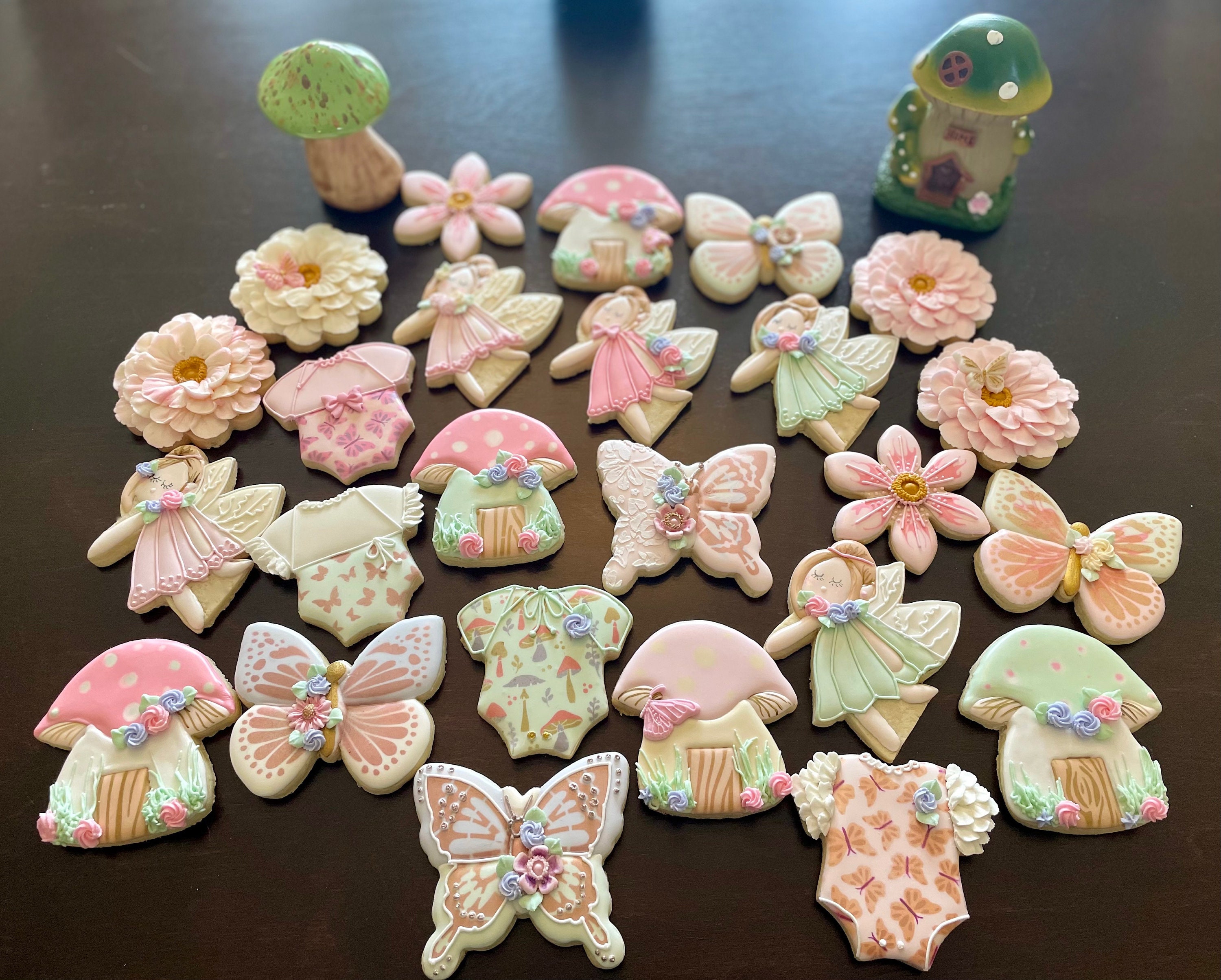 Garden Fairy Sugar Cookie Set - Etsy