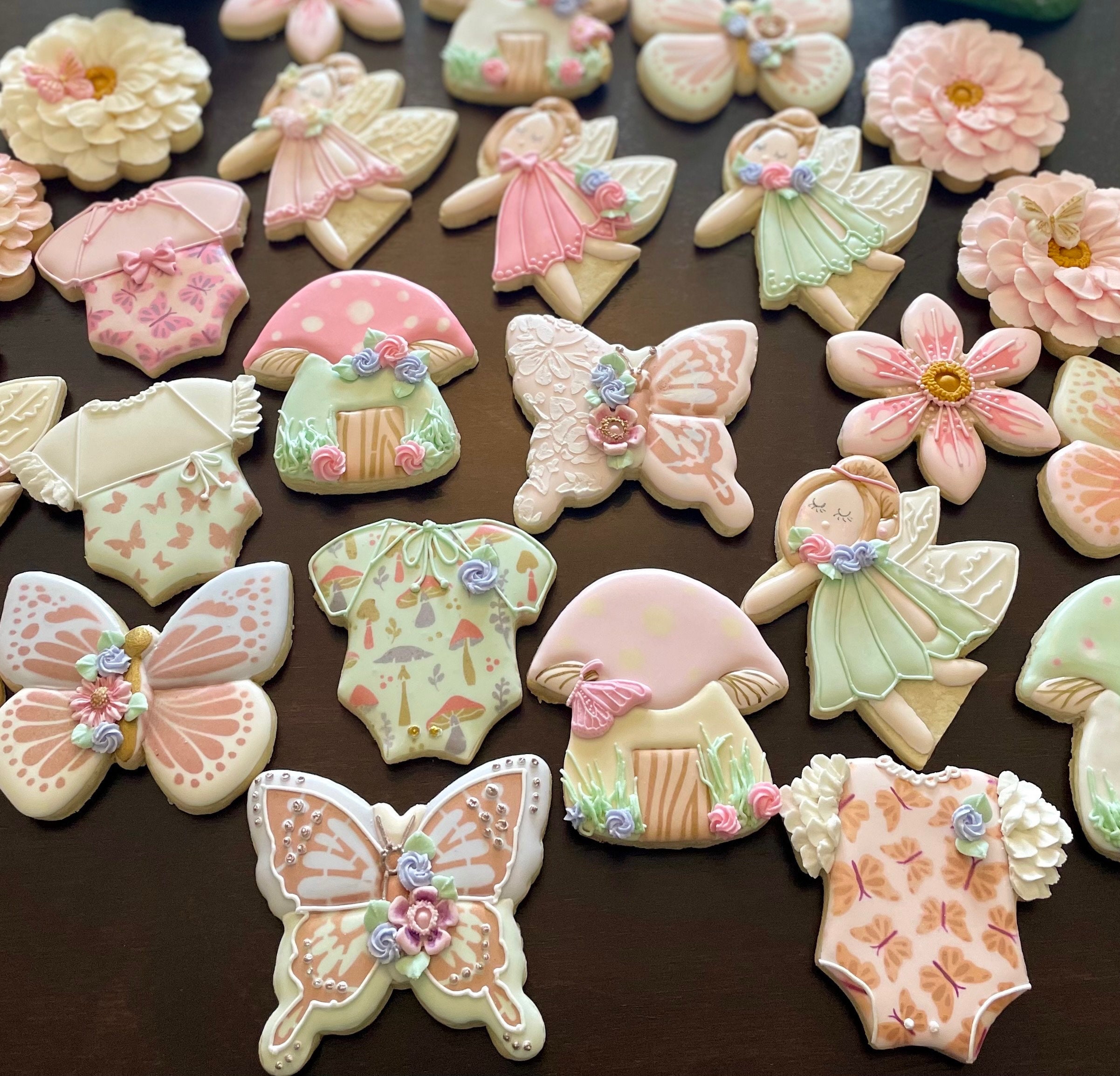 Garden Fairy Sugar Cookie Set - Etsy