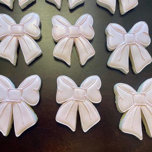 Birthday or Baby Bow Sugar Cookies - Etsy