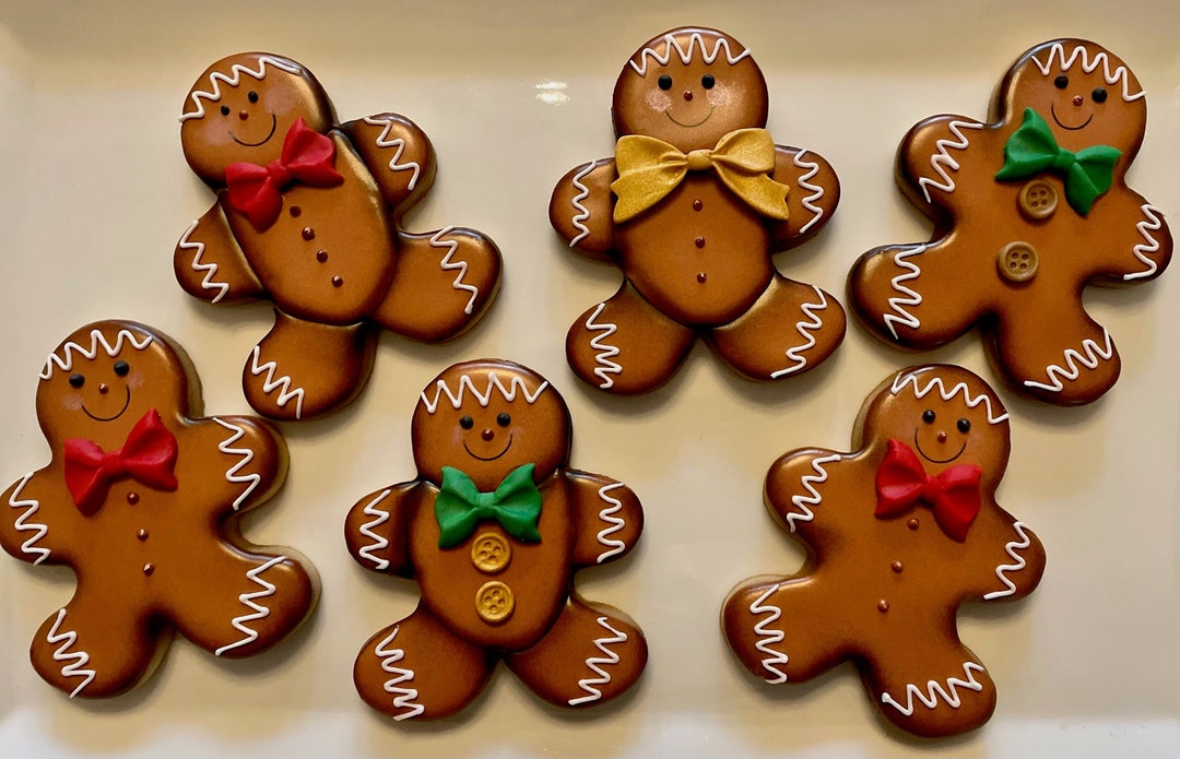 Gingerbread Man Sugar Cookies - Etsy
