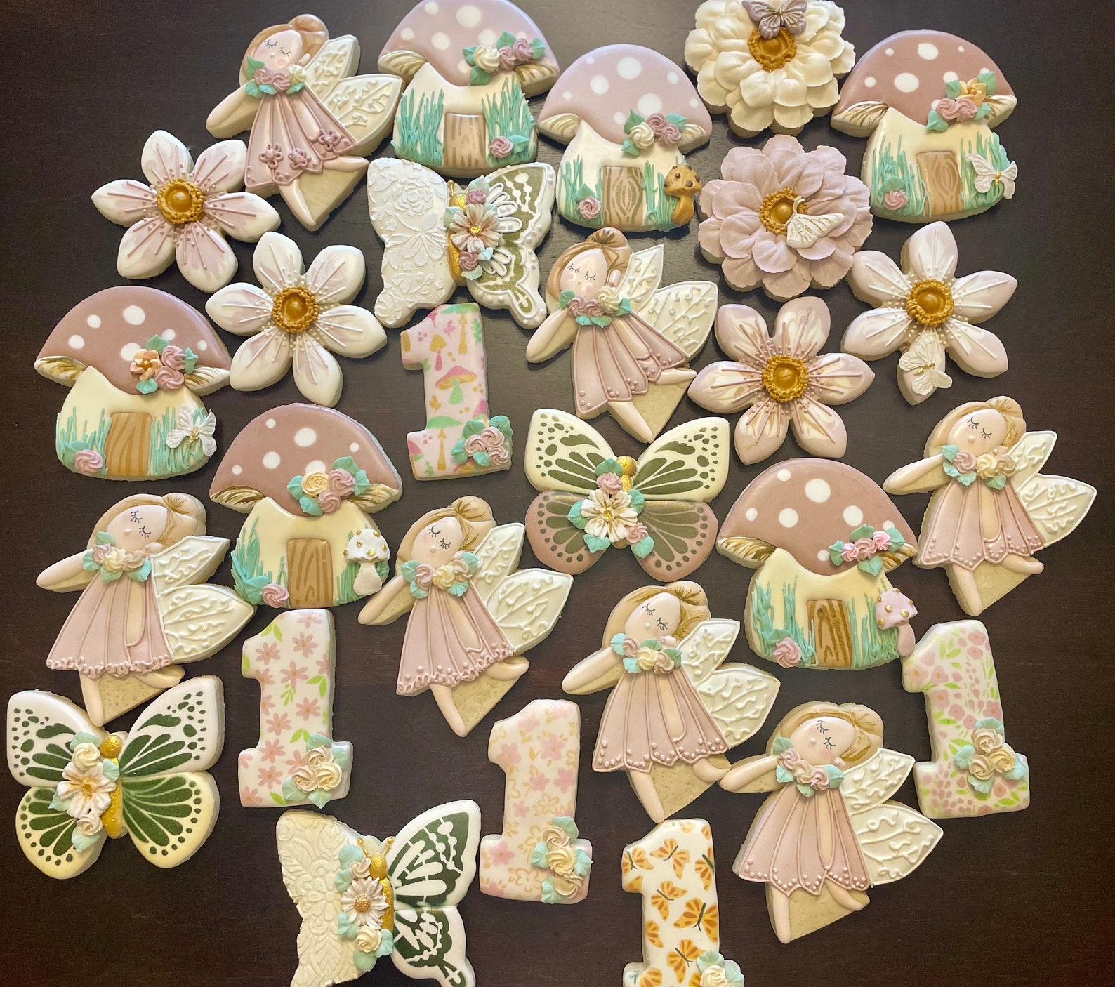 Garden Fairy Sugar Cookie Set - Etsy