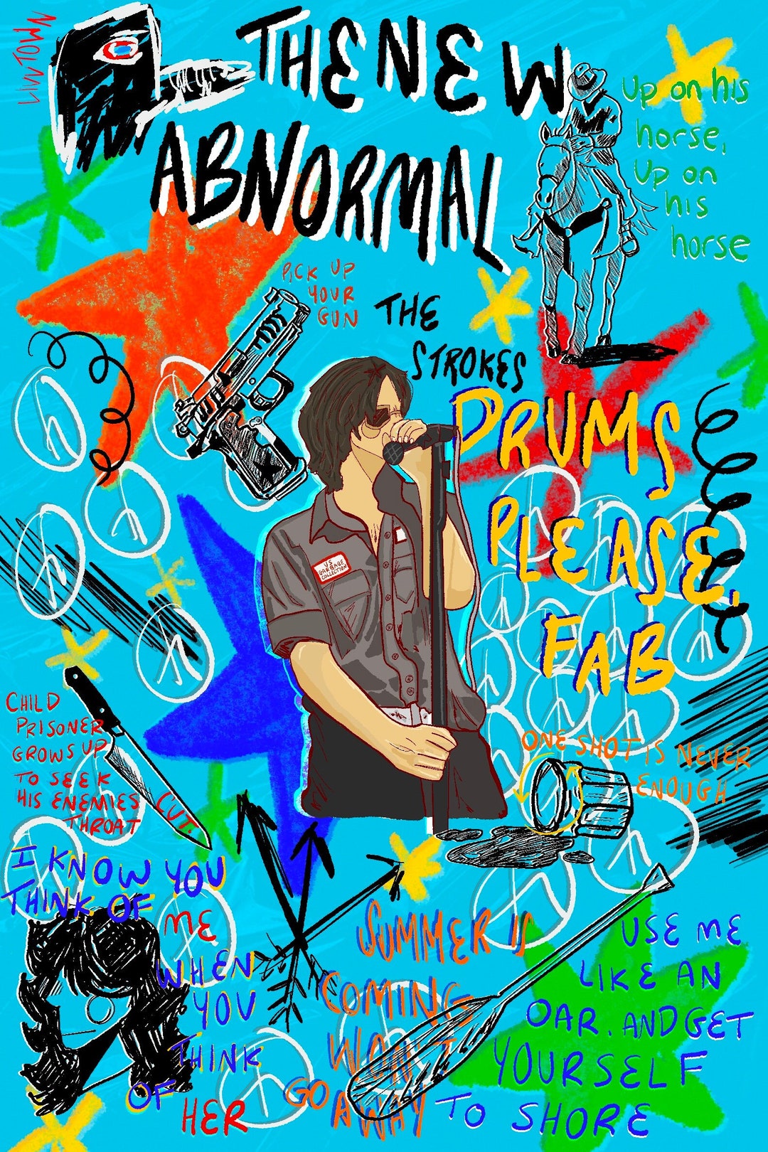 The Strokes New Abnormal Poster 12x18in - Etsy