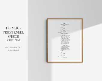 Fleabag Script Print - Etsy