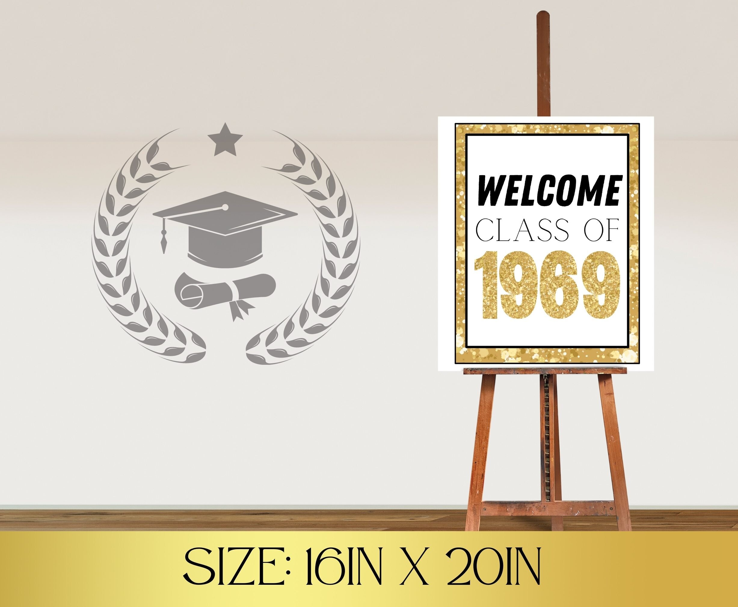 Class of 1969 Bundle, Class Reunion Printable, Welcome Class of 1969 ...