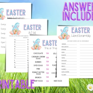 Easter 7 Game Bundle | Easter Activities | Games for Kids | Printable ...