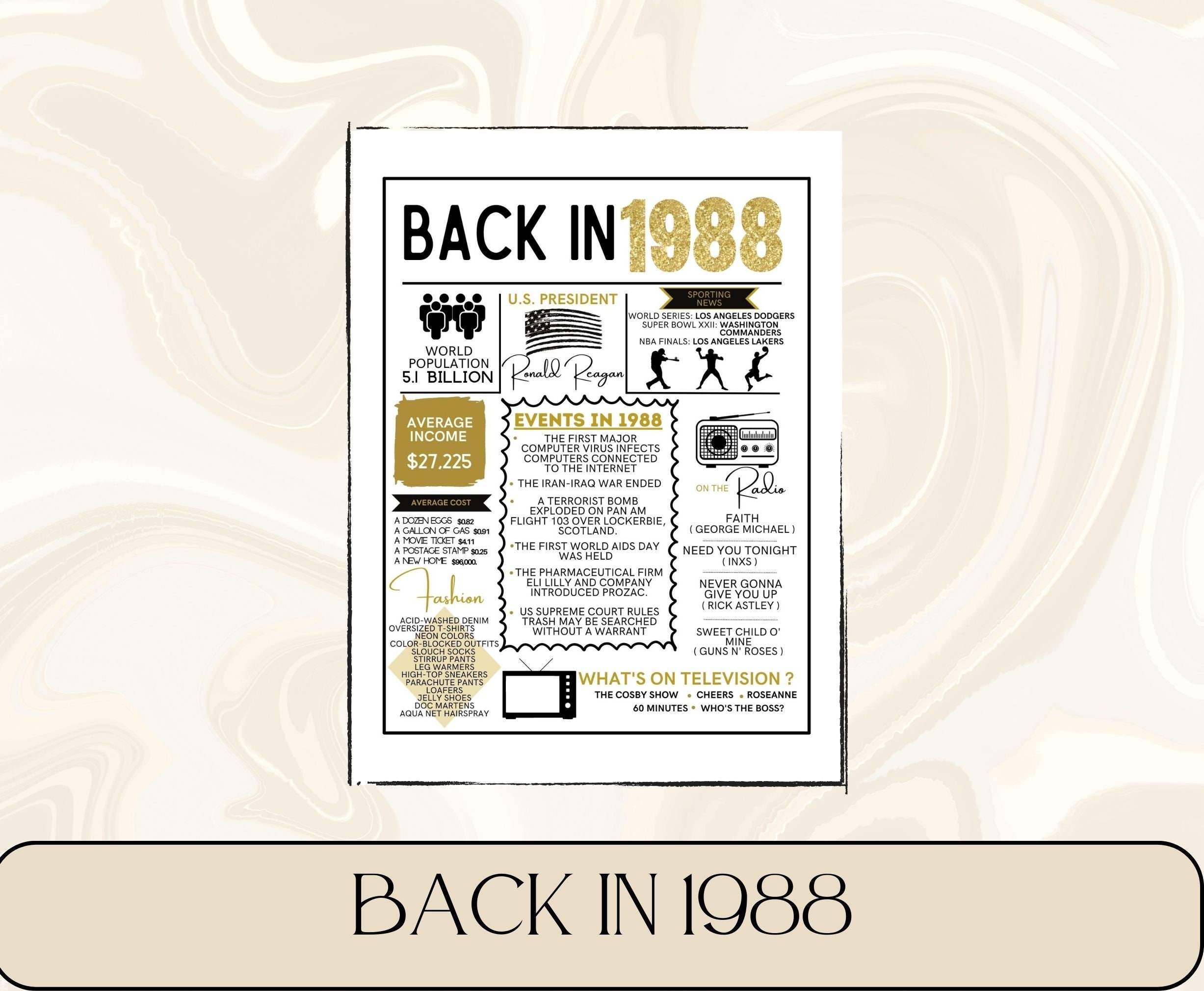 Born in 1988 Game Bundle: 10 Printable Games for a Nostalgic ...