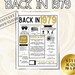 1979 Birthday Party Poster – Back in 1979 Sign (PDF & JPG) - Etsy