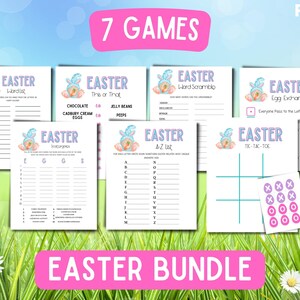 Easter 7 Game Bundle | Easter Activities | Games for Kids | Printable ...