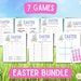 Easter 7 Game Bundle | Easter Activities | Games for Kids | Printable ...