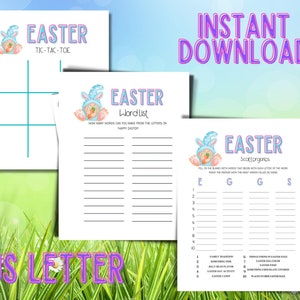 Easter 7 Game Bundle | Easter Activities | Games for Kids | Printable ...
