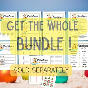 Christmas in July Word Scramble Game | Christmas Printable Games | Fun ...