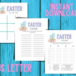 Easter 7 Game Bundle | Easter Activities | Games for Kids | Printable ...