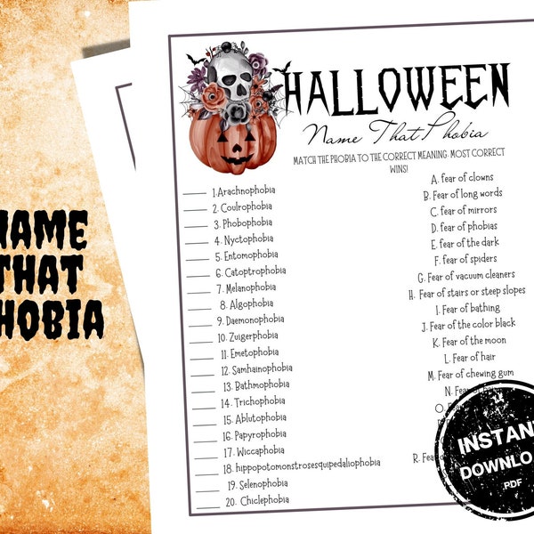 Halloween Games for Kids - Etsy