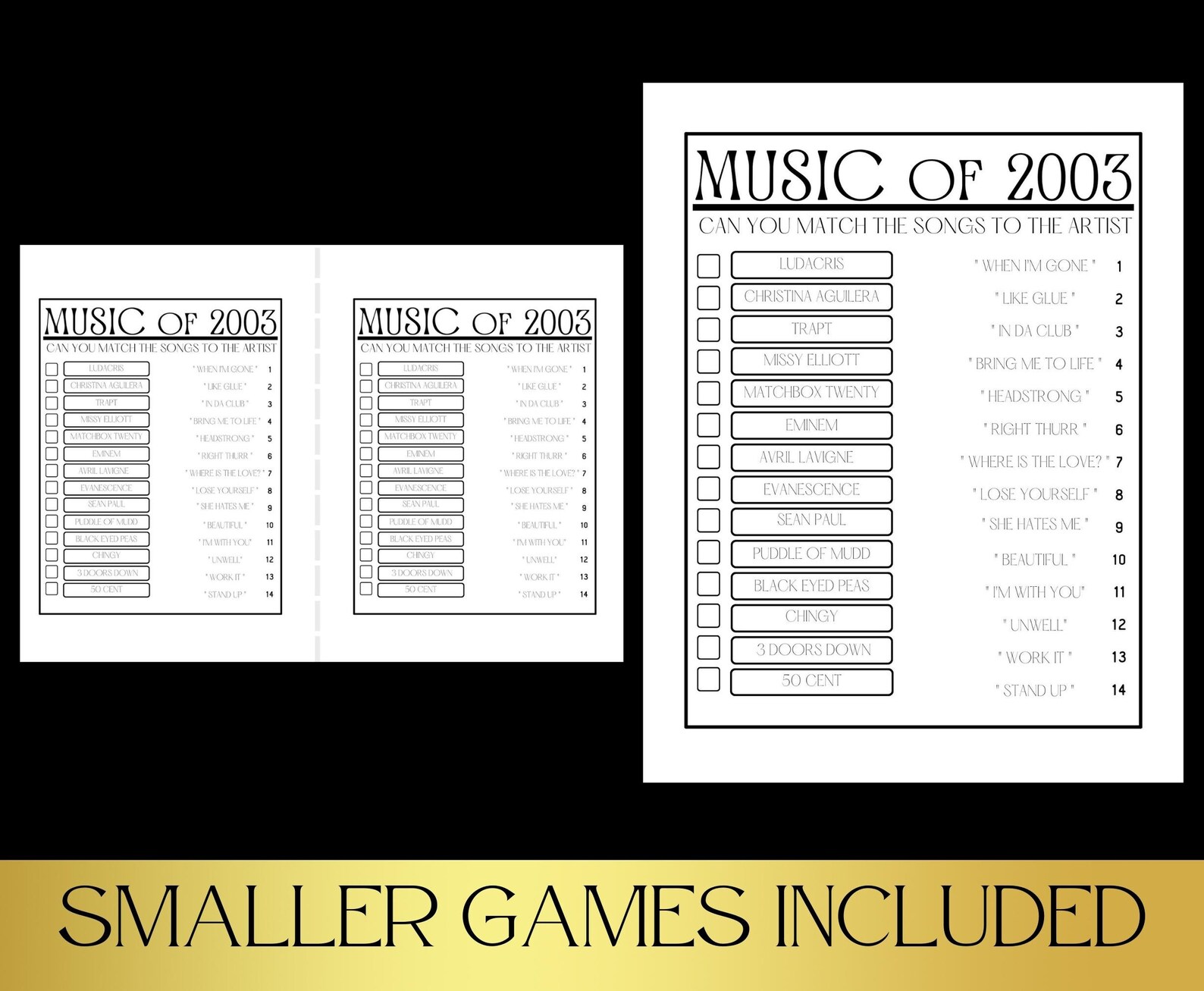 Class of 2003 Reunion Games Bundle, Welcome Signs (digital Download) - Etsy