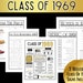 Class of 1969 Bundle, Class Reunion Printable, Welcome Class of 1969 ...