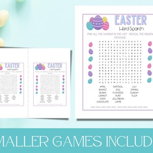 Easter Game Bundle | Printable Easter Games for Kids and Adults ...