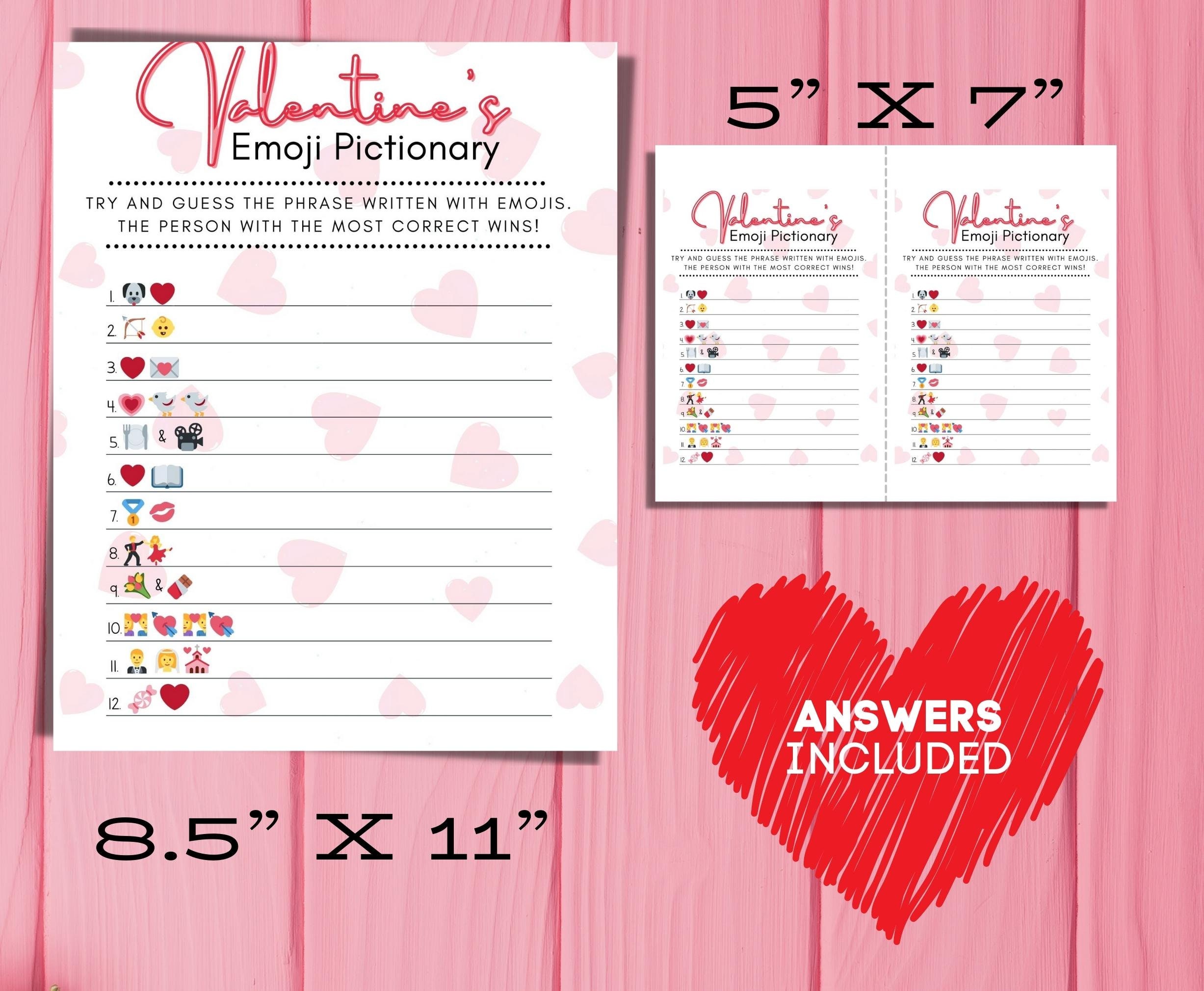 Valentine's Day 5 Game Bundle | Valentine Word List Game | A - Z ...