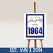 1964 Class Reunion Sign: Welcome & Party Decor (digital Download) - Etsy