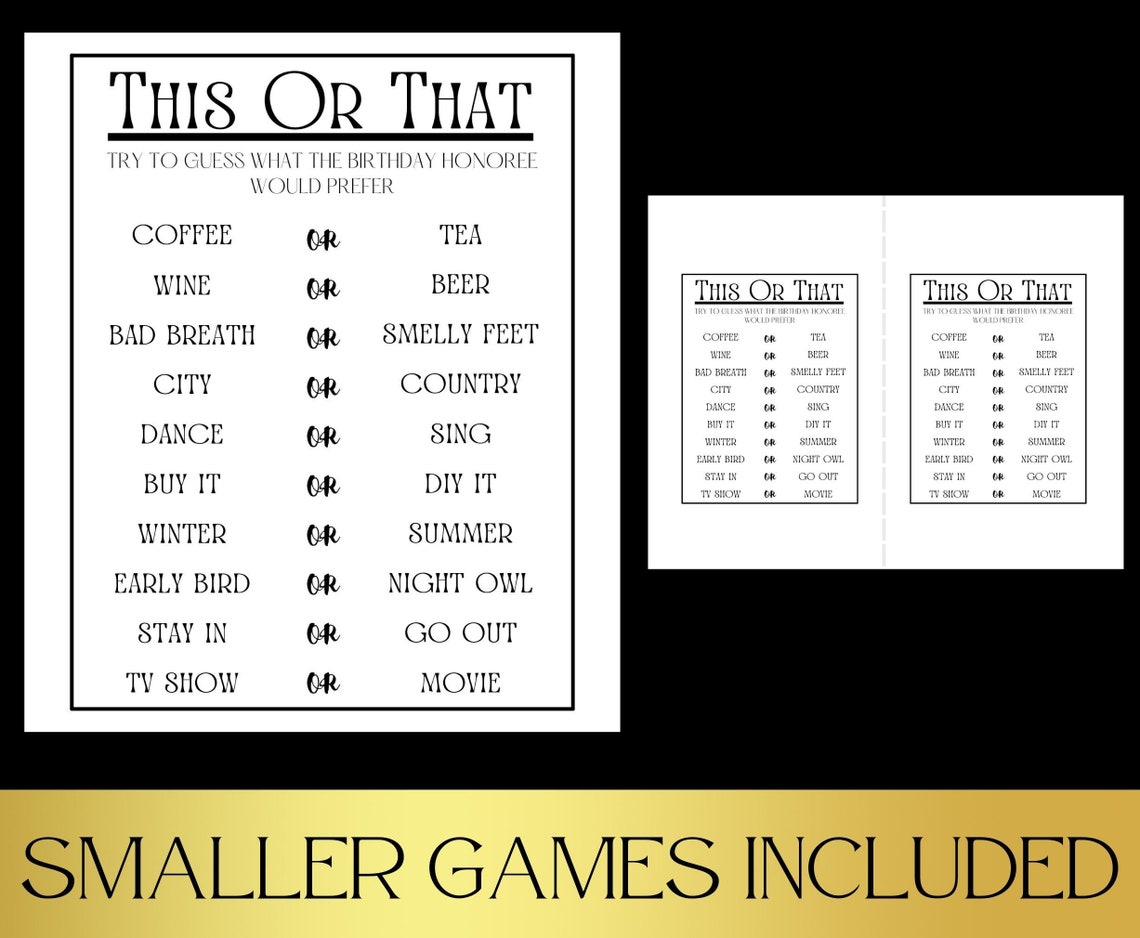 60th Birthday Party Games Bundle, Born in 1963 Game, Printable 60th ...