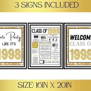 Class of '98 Reunion Party Games Nostalgic Game Bundle: - Etsy