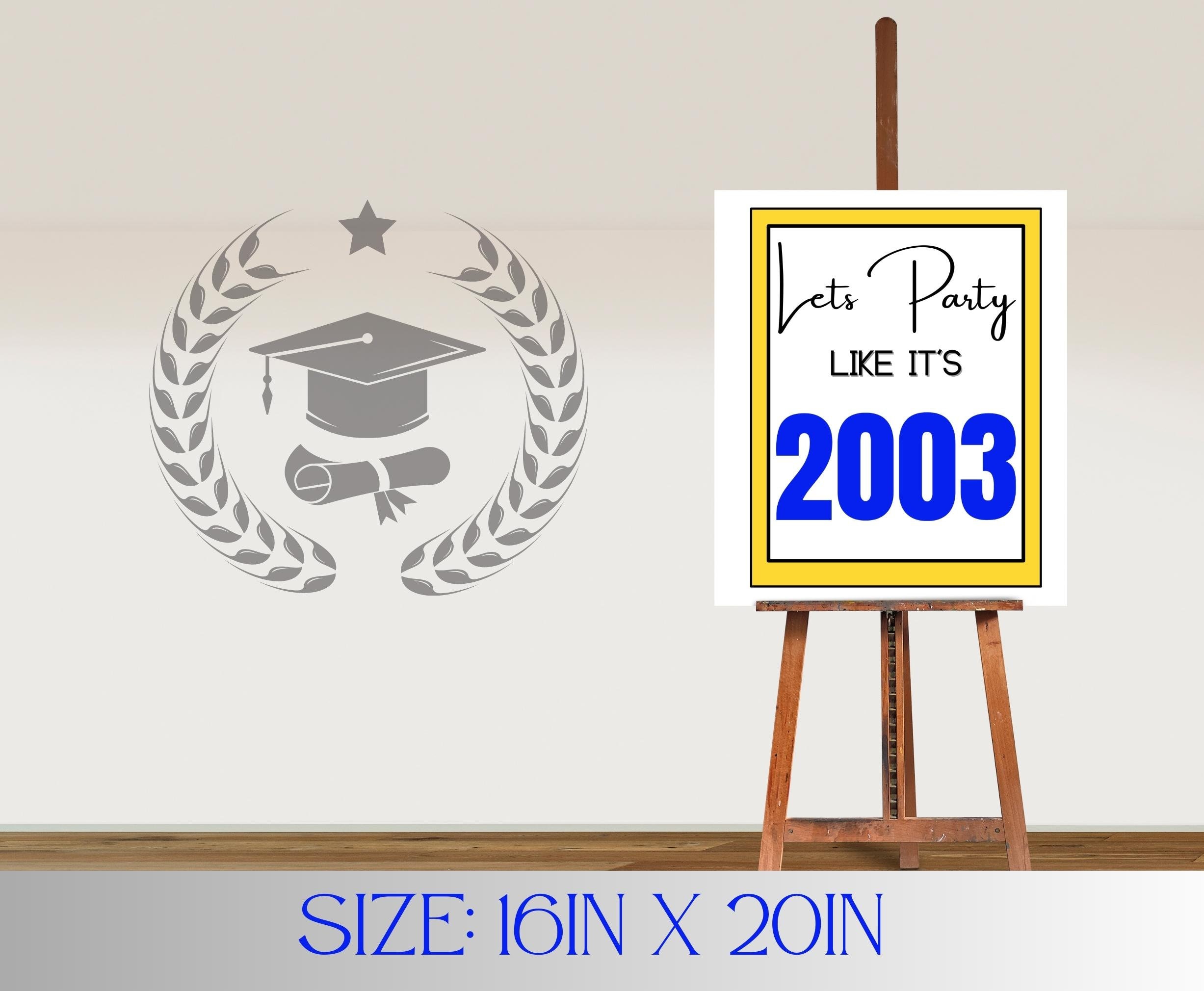 Class of 2003 Bundle, 20th Class Reunion Printable, Welcome Class of ...