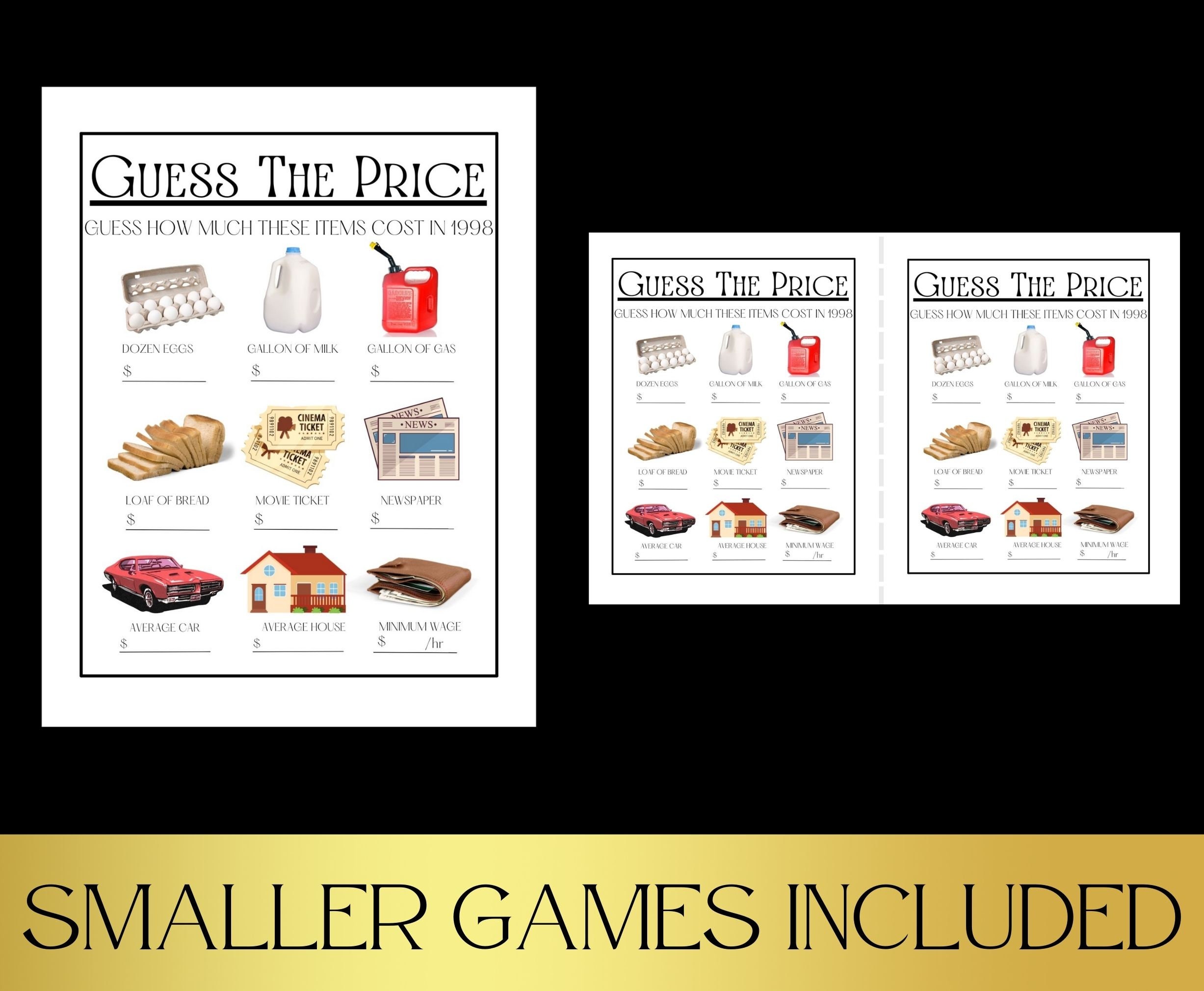 Class of '98 Reunion Party Games - Nostalgic Game Bundle: Fact Sheet ...