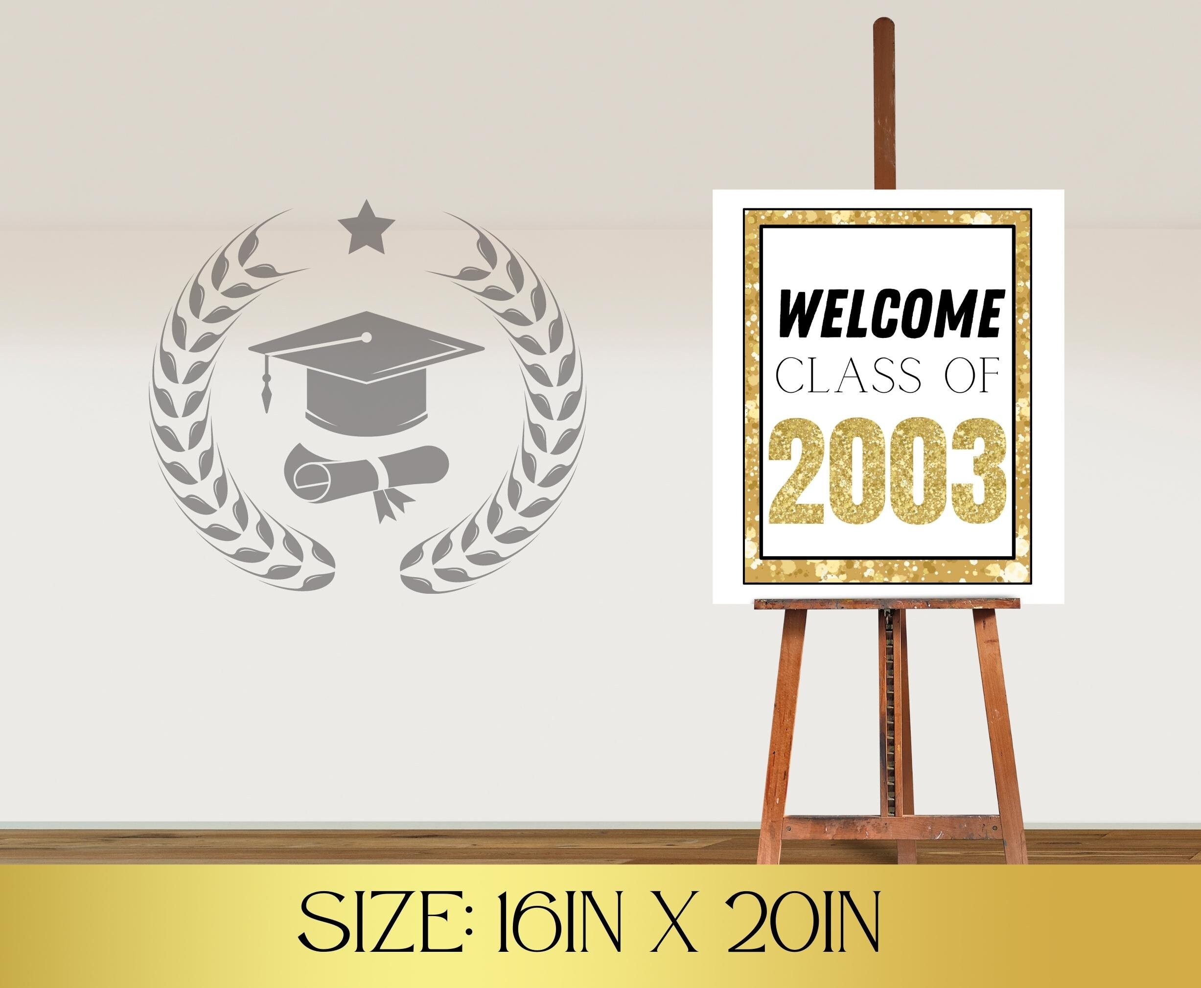 Class of 2003 Bundle 20th Class Reunion Printable Welcome - Etsy