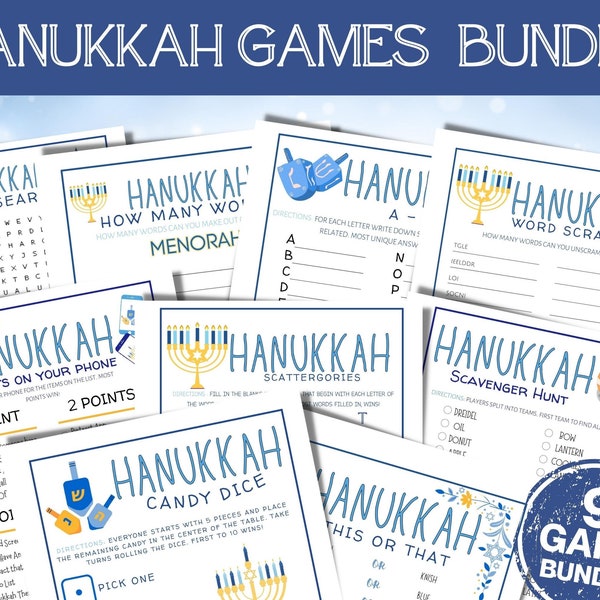 Hanukkah Lights - Etsy