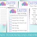 Easter Game Bundle | Printable Easter Games for Kids and Adults ...