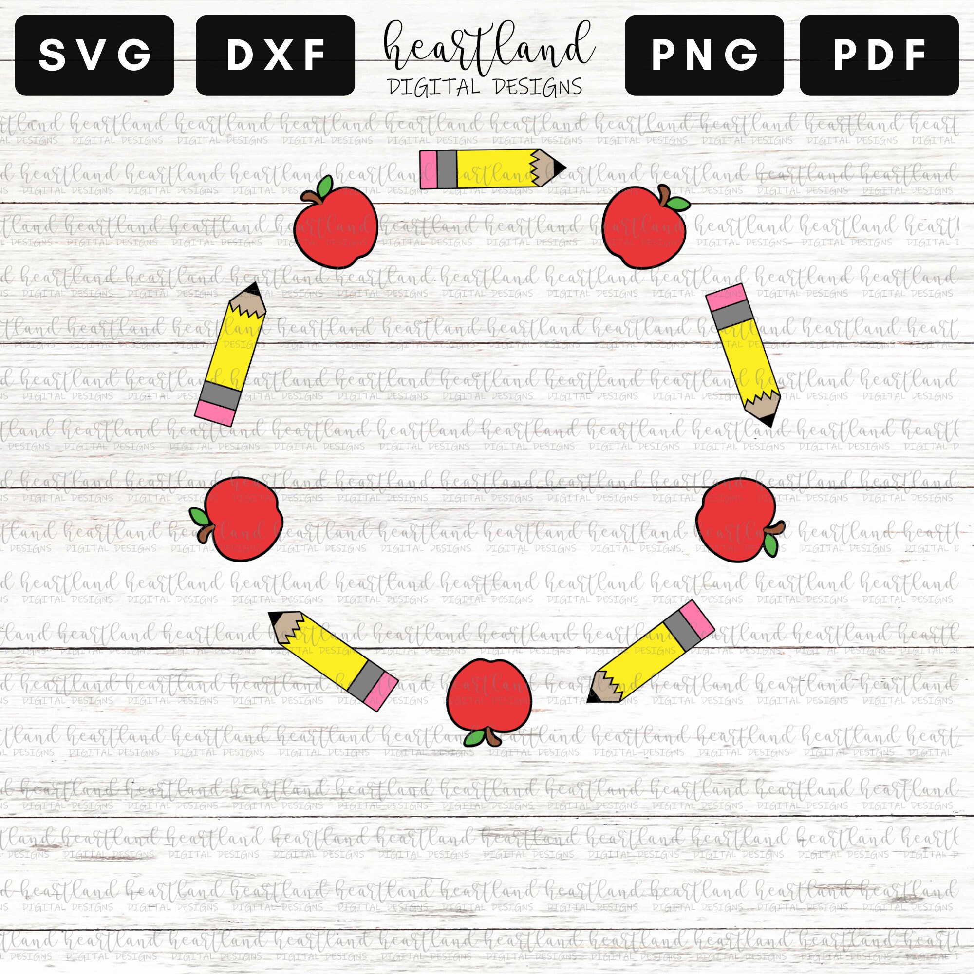 Ultimate Back-to-school Pencil Design Bundle SVG for Teacher Gift ...