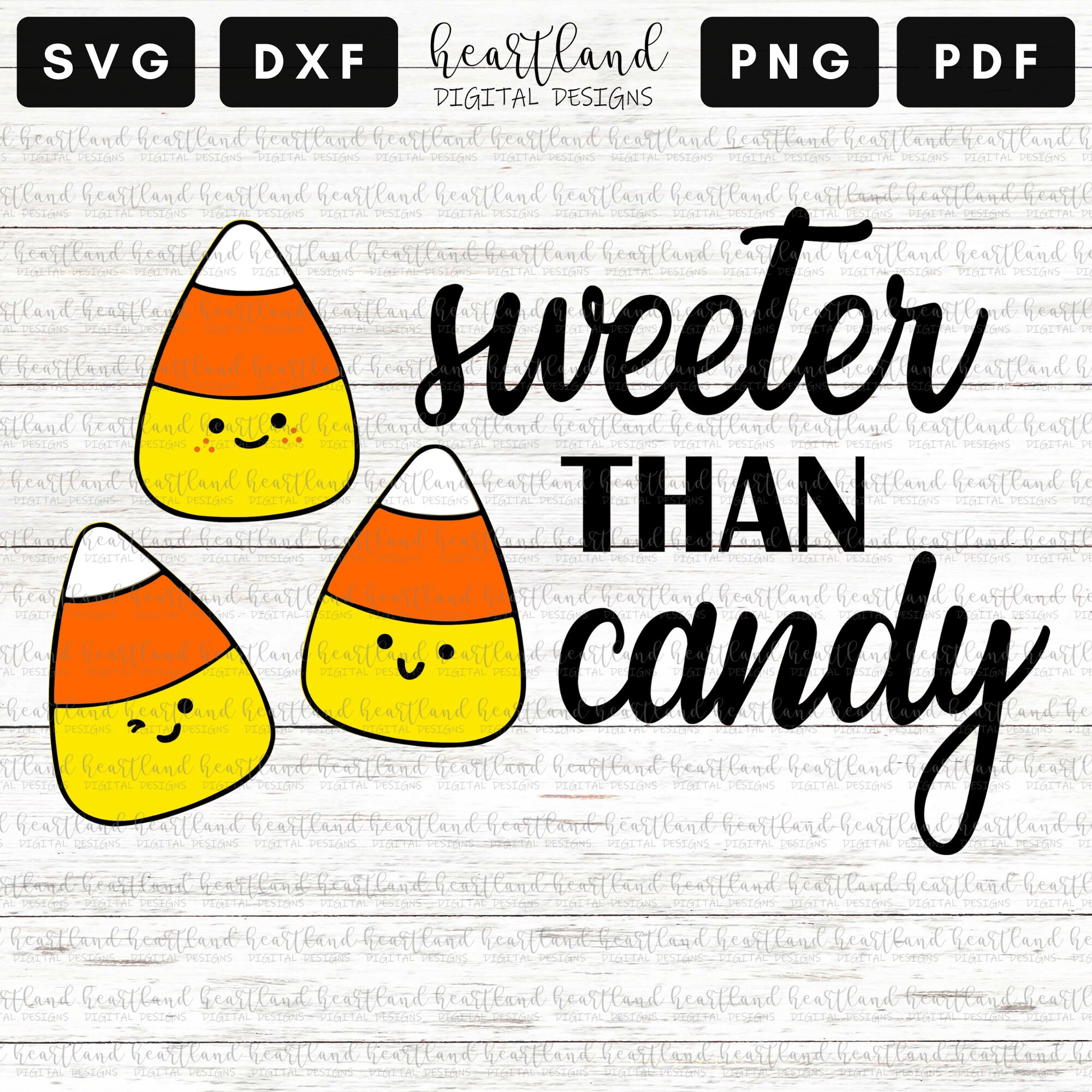 Sweeter Than Candy Halloween Candy Corn Niedliches Cartoon - Etsy.de